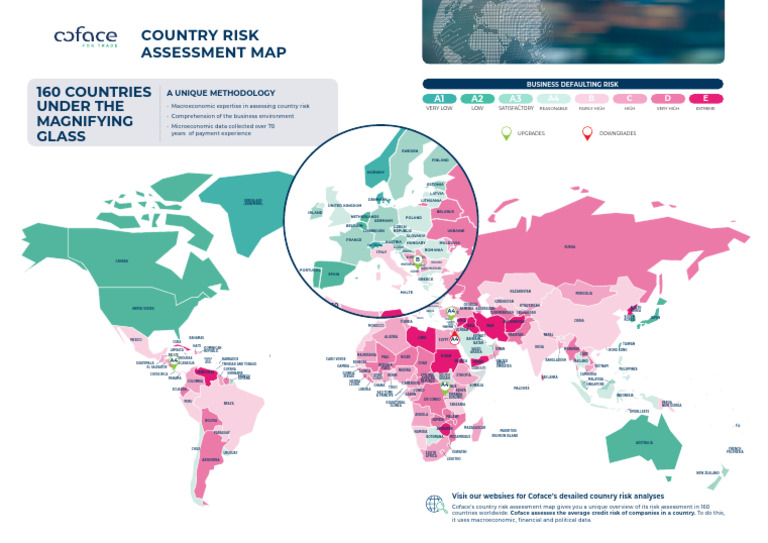 Country Risk Map October 2024 | PDF | Arab World