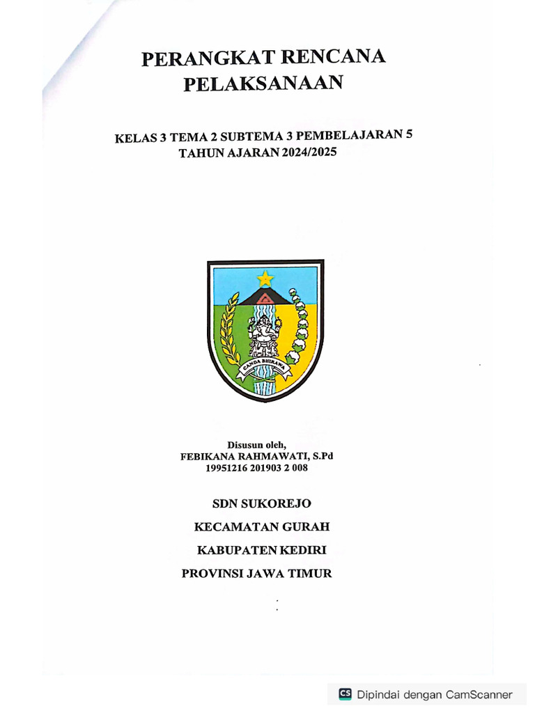 Observasi RPP Kelas 3 Tema 2 Subtema 3 Pembelajaran 5 | PDF