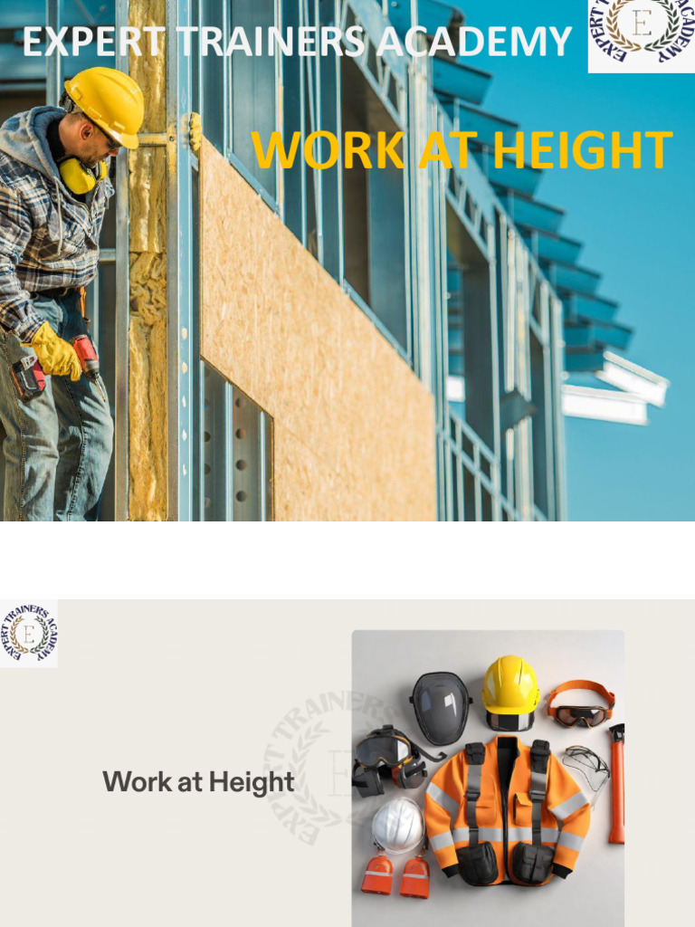 Work at Height | PDF