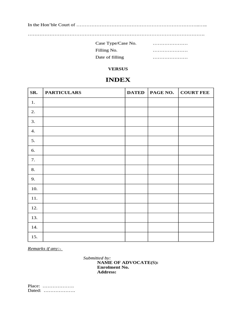 Index From Address Docuemtns Power of Attorney | PDF | Advocate ...