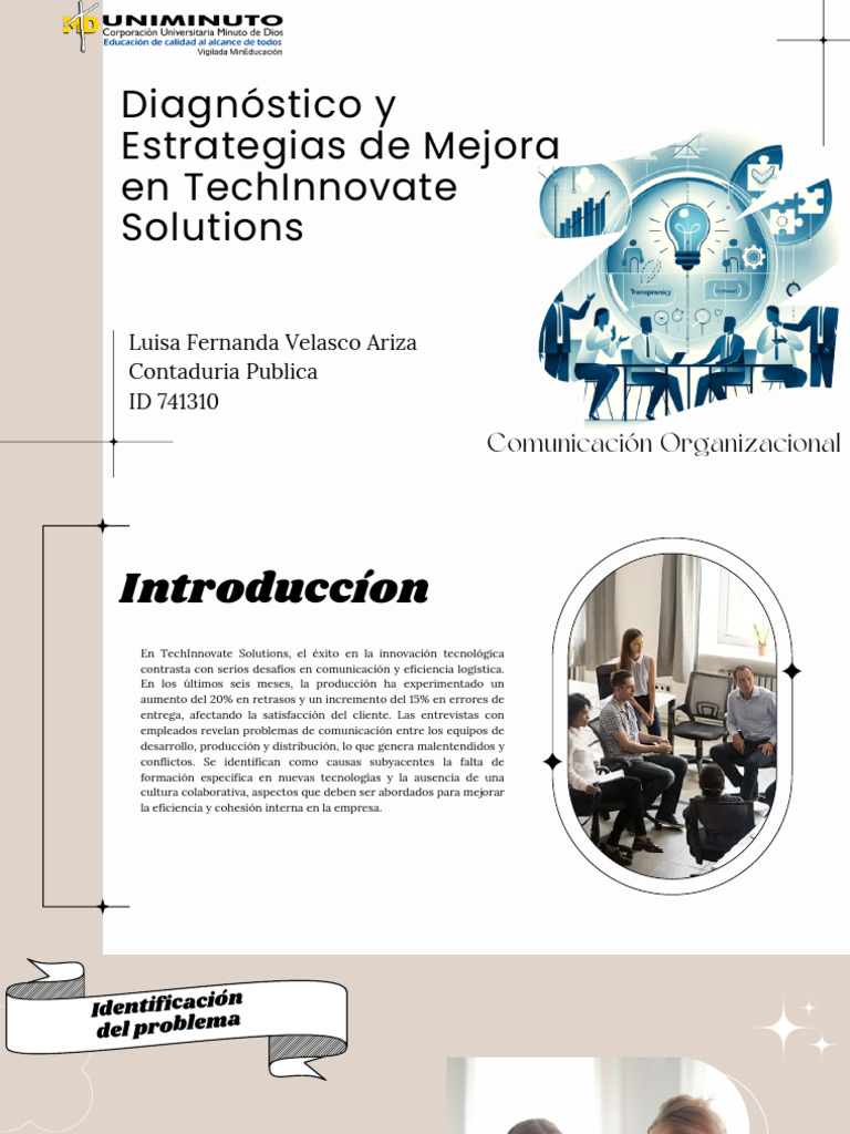 Diagnóstico y Estrategias de Mejora en TechInnovate Solutions | PDF | Logística | Business
