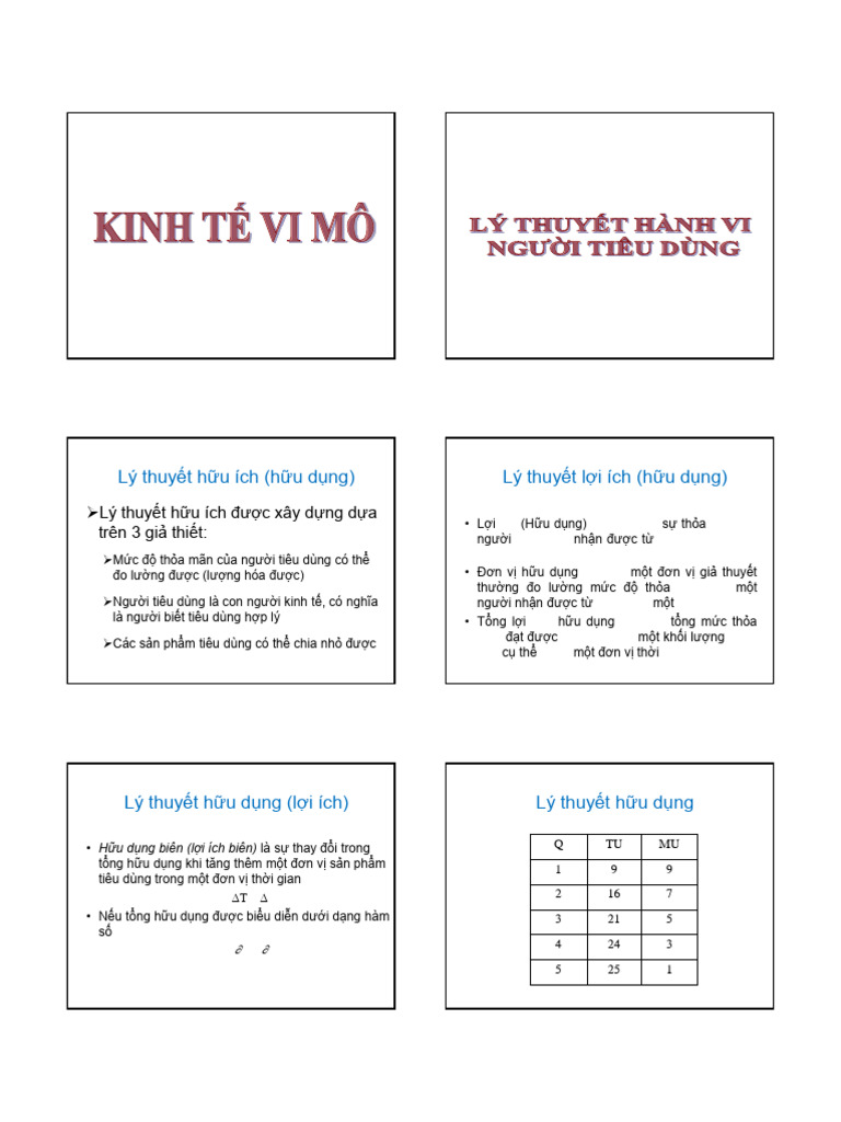 Chuong 3. LUA CHON CUA NGUOI TIEU DUNG | PDF