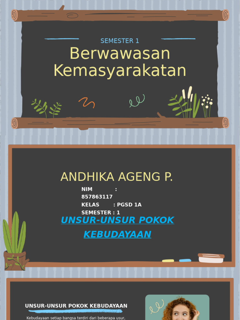 Cute Blackboard Student Council Presentation | PDF