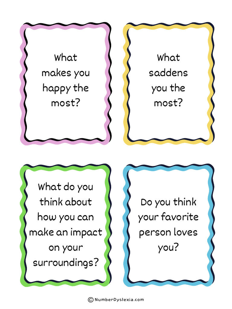 Thoughtful Conversation Cards | PDF