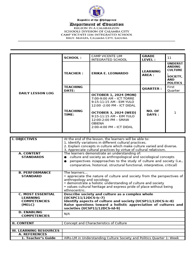 DLP1 W4.1 Ucsp 1STQ Rizaldo | PDF | Learning | Social Psychology