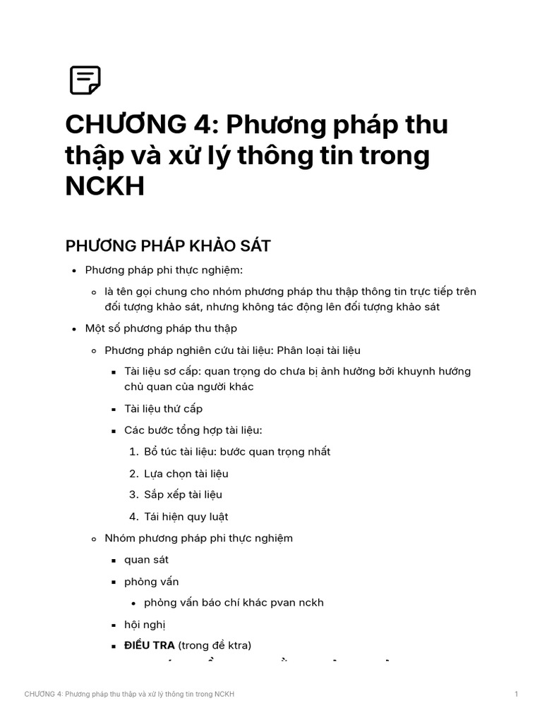 Chương 4 PPNCKH | PDF