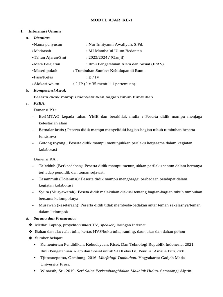 Contoh Ma Versi Lengkap | PDF