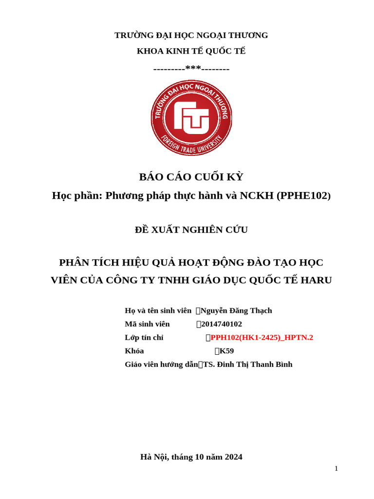 53 - T Vân Nhi - BCGK - TV | PDF