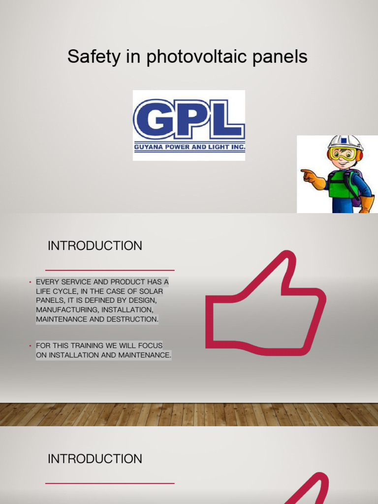 HSE Guidelines for Solar Panel Safety | PDF | Occupational Safety And ...
