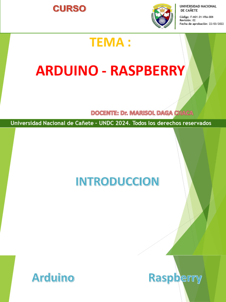 Arduino Clase Sist Dig | PDF | Arduino | Electricidad