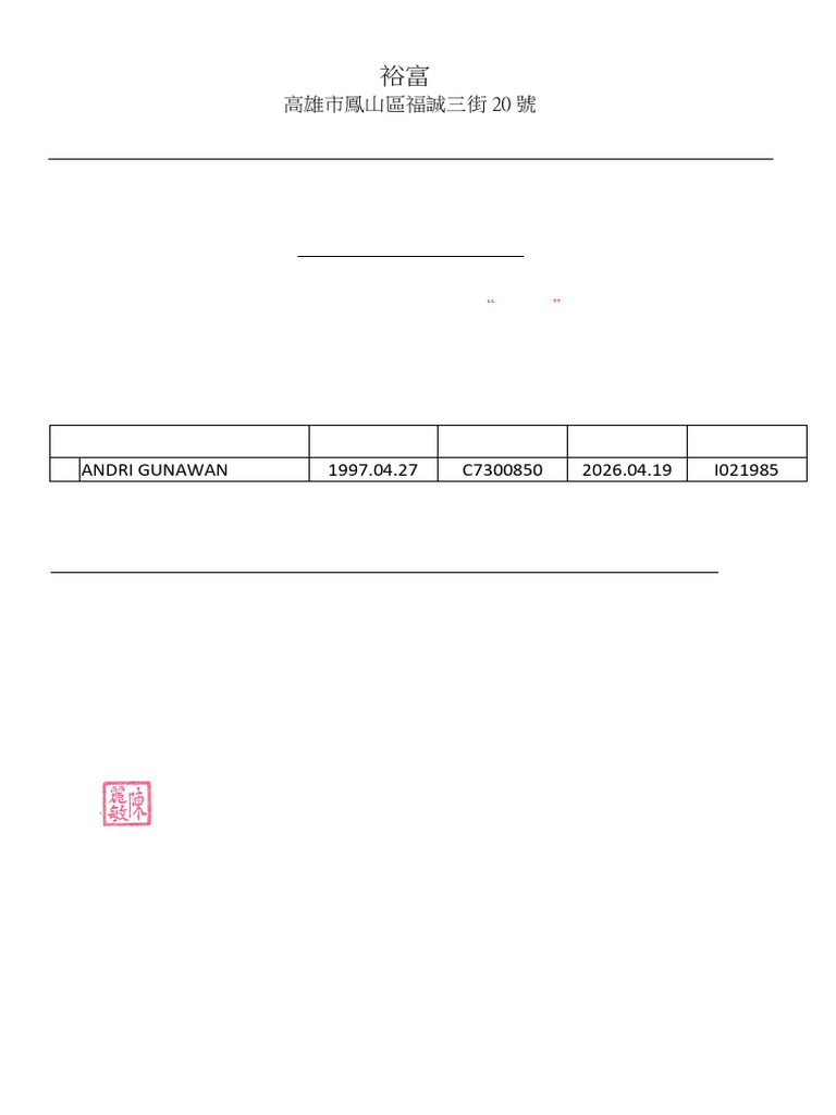 Tiket Dan LG Andri Gunawan | PDF