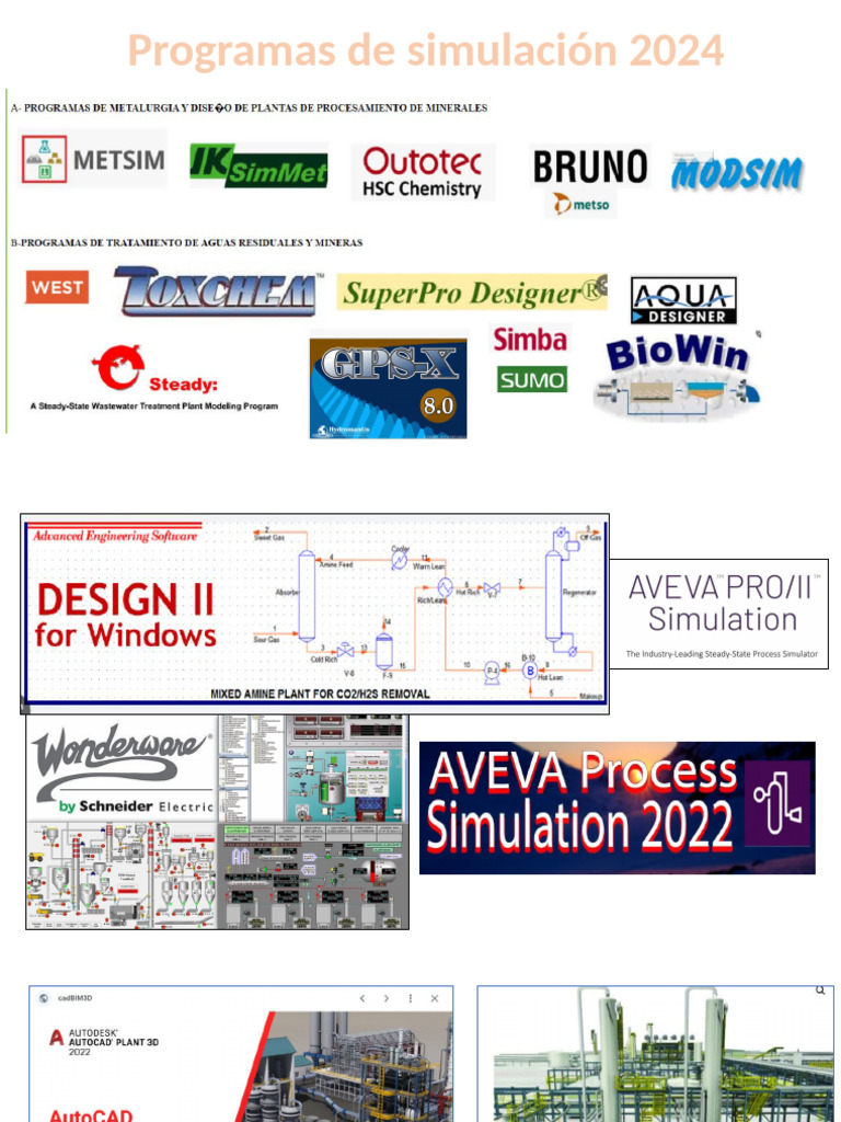 Programas de Simulacion 2024 Definitivo | PDF