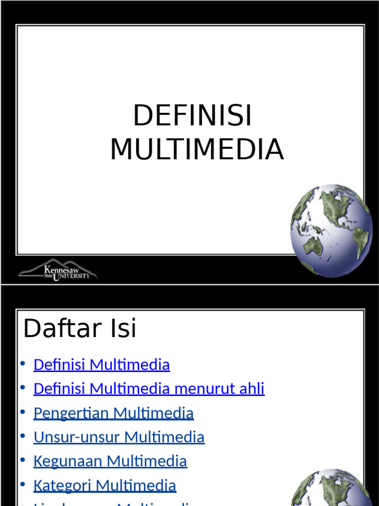 Definisi dan Unsur Multimedia | PDF | Ilmu Sosial | Seni