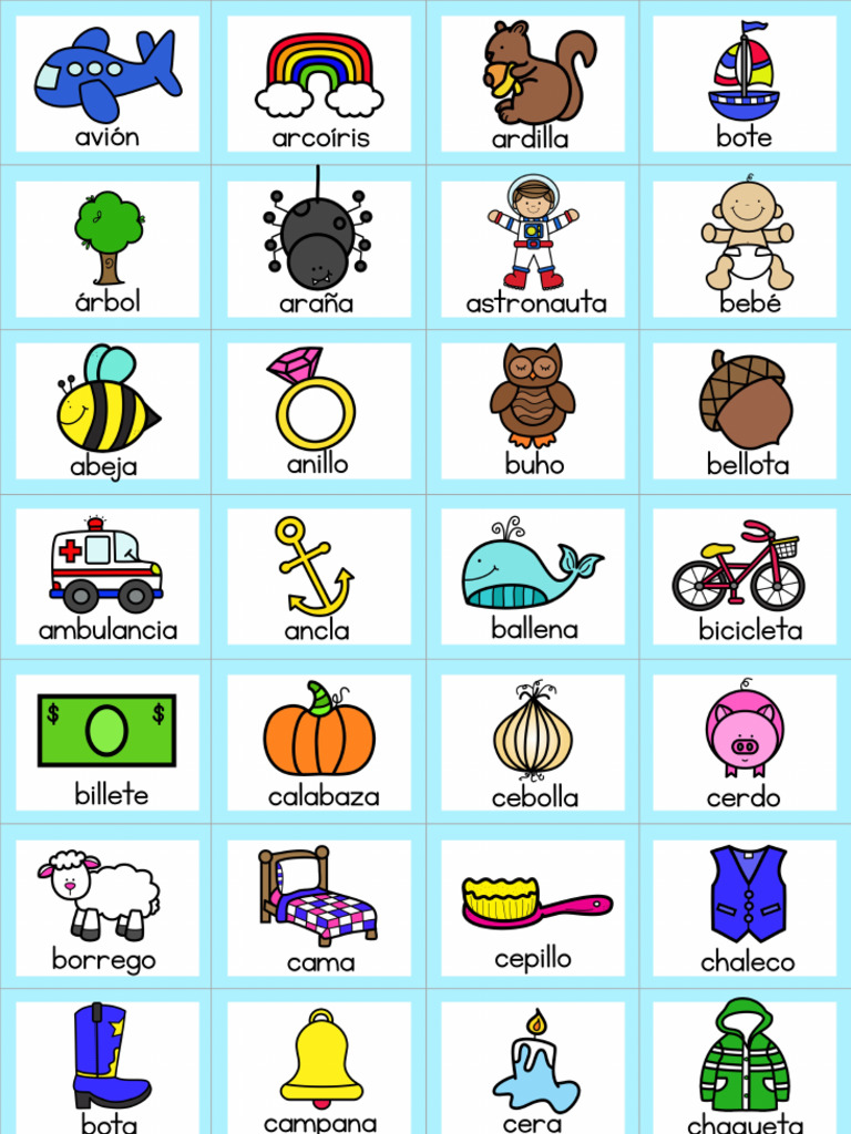 Tarjetas de Vocabulario WWW - Minders.com - MX | PDF