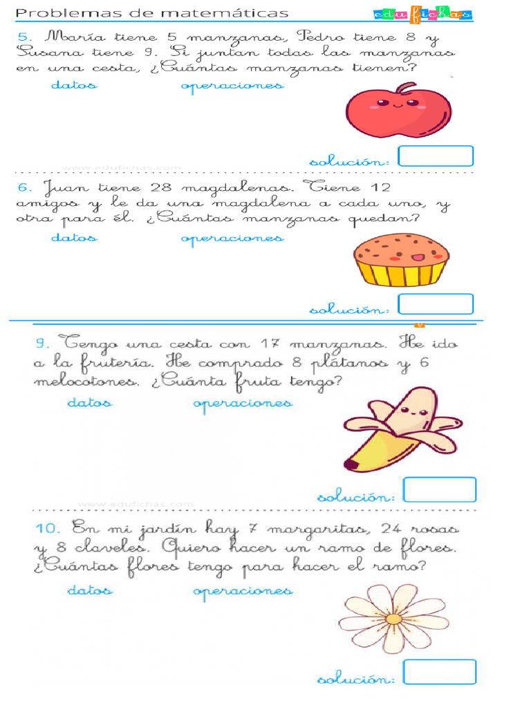 Problemas de Matematica de Comparacion de Cantidades | PDF