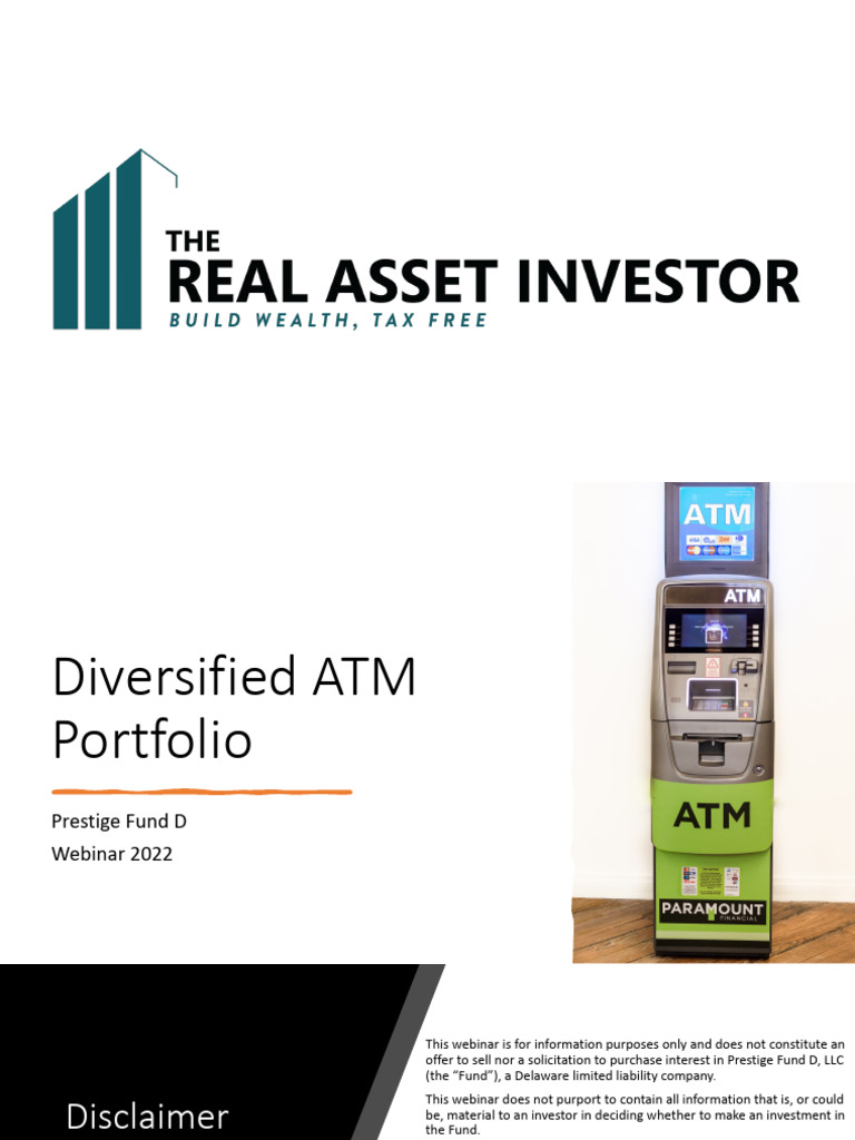 FC - Alternative Investments - ATM Fund | PDF | Investing | Mergers And ...