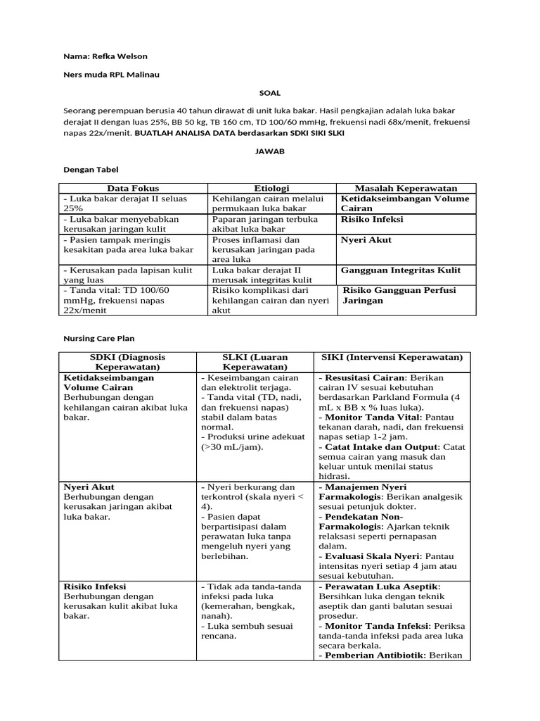 Soal Panum Refka Welson | PDF