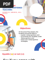 Narrative Report Matatag Training Day 4 | PDF | Teachers | Curriculum
