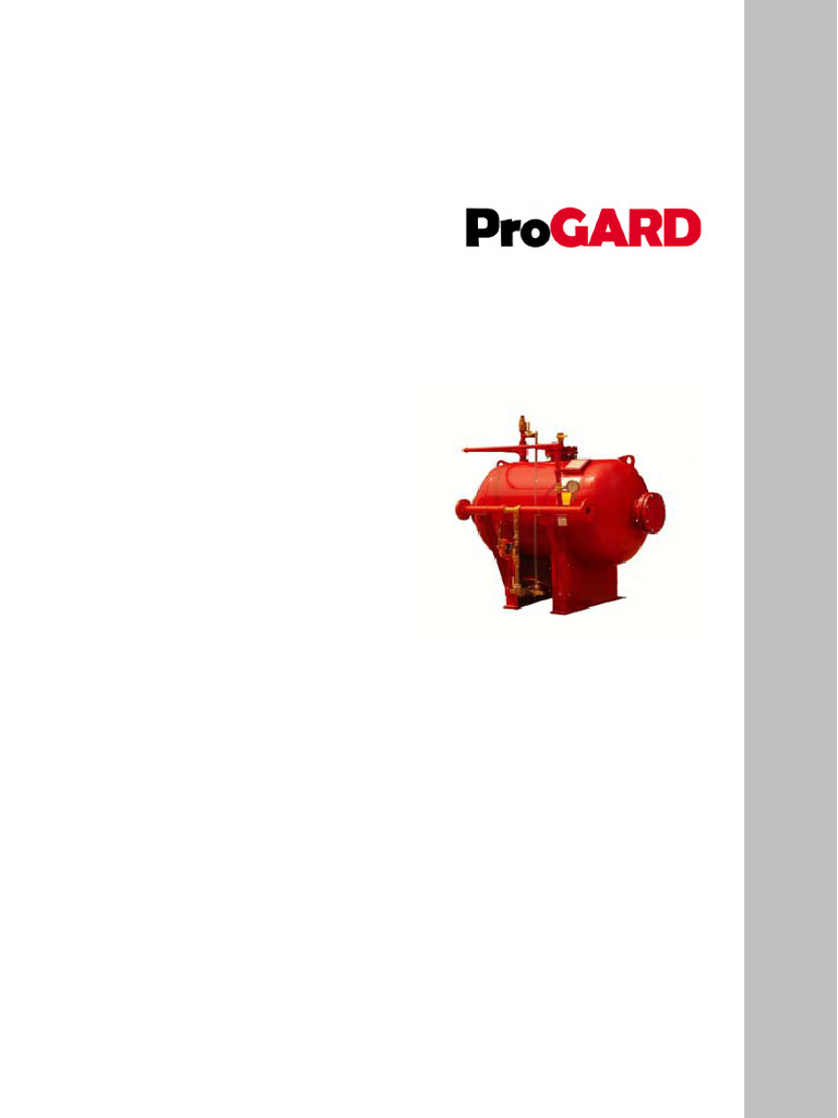Chapter 2 - ProGARD Foam Bladder Tank Manual | PDF | Valve | Pump