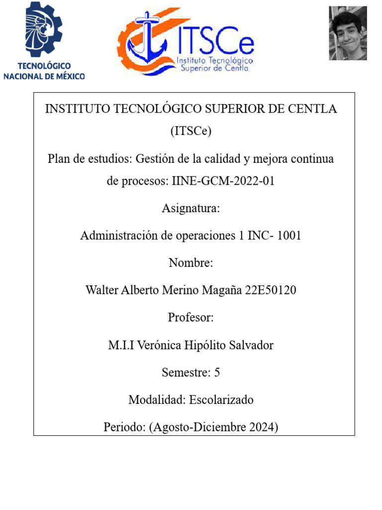 Plan de Estudios de Administración 1 ITSCe | PDF