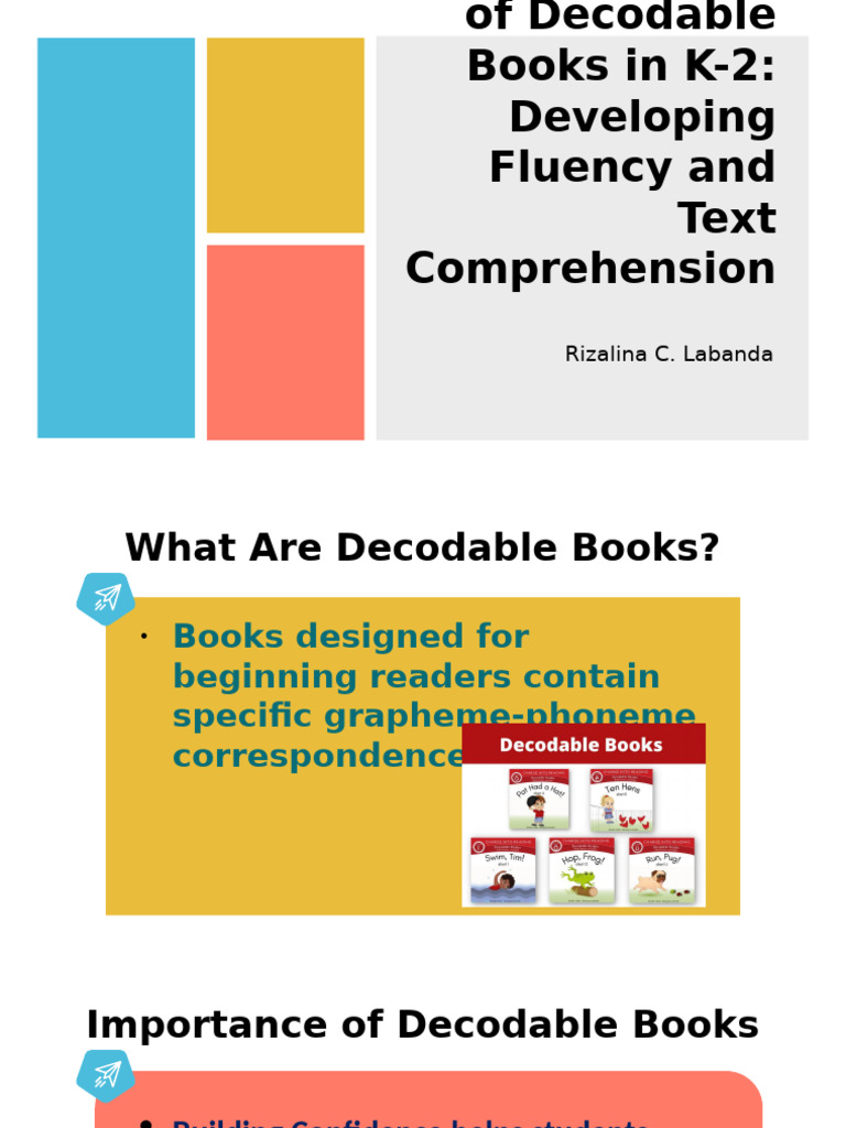 The Importance of Decodable Books in K-2 | PDF
