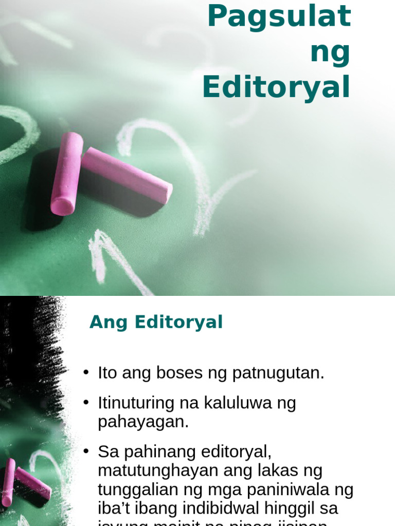 Pagsulat NG Editoryal | PDF