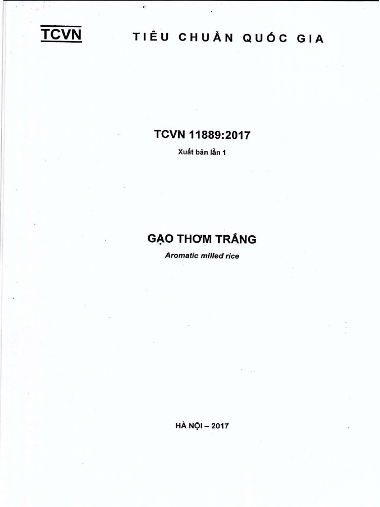 TCVN 11889 2017 Gao Thom Trang Compressed | PDF | Technology & Engineering