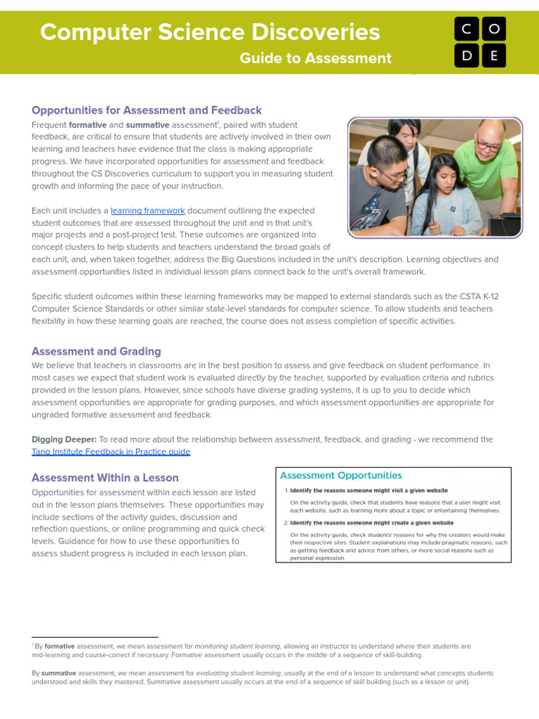 CSD Guide To Assessment 2023 | PDF | Educational Assessment | Lesson Plan