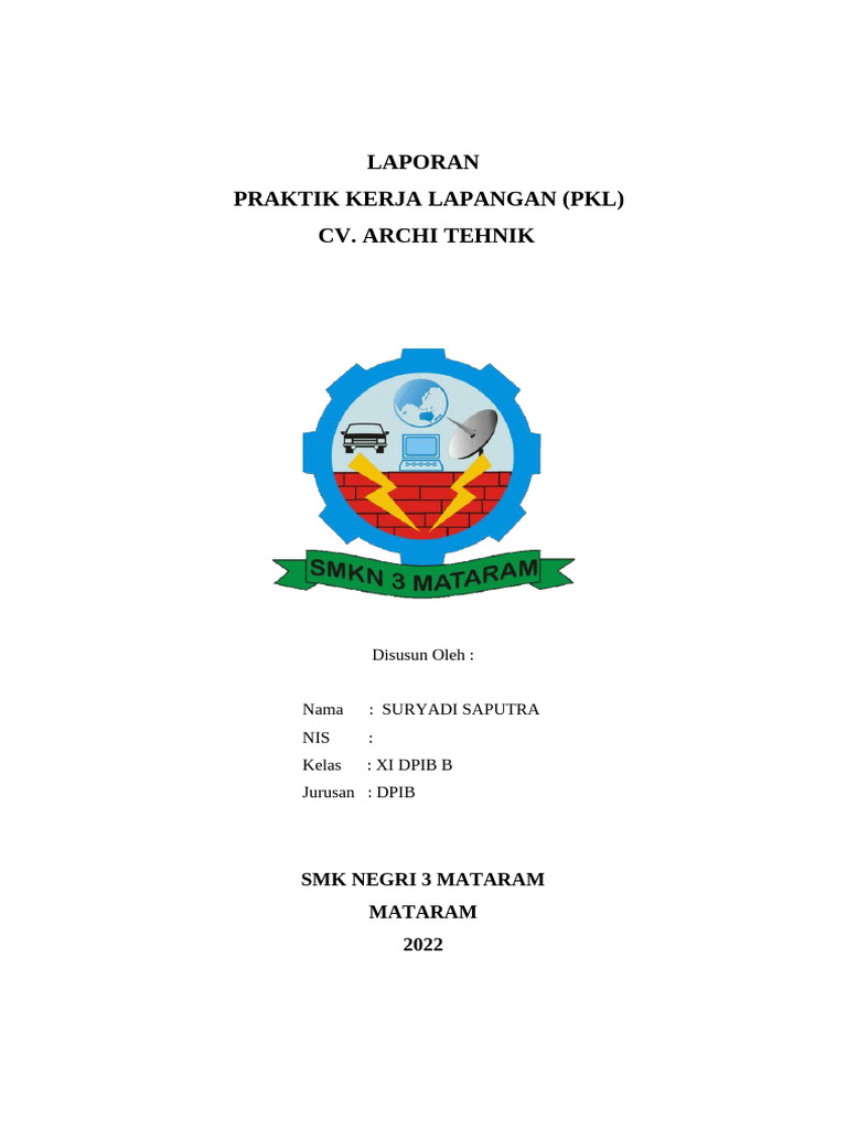 Laporan PKL Cv. Archi Tehnik | PDF