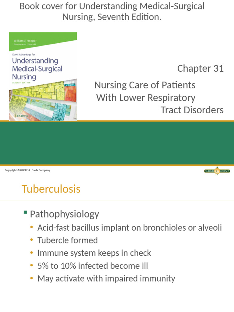 Ch31 Lower Resp AH2 | PDF | Chronic Obstructive Pulmonary Disease | Respiratory Diseases