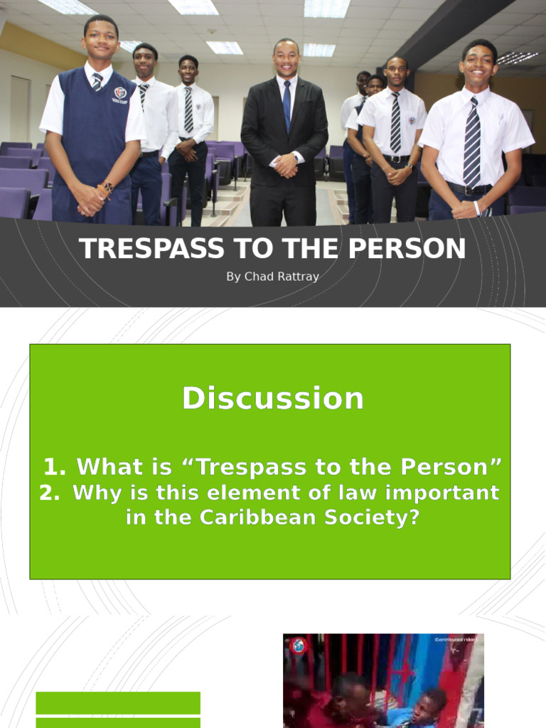 Trespass To The Person | PDF | Arrest | Trespass