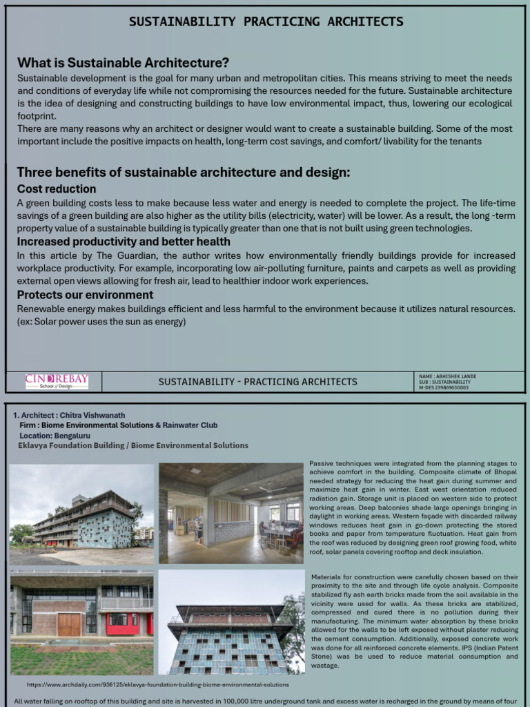 Sustainability Practicing Architects | PDF | Green Building ...