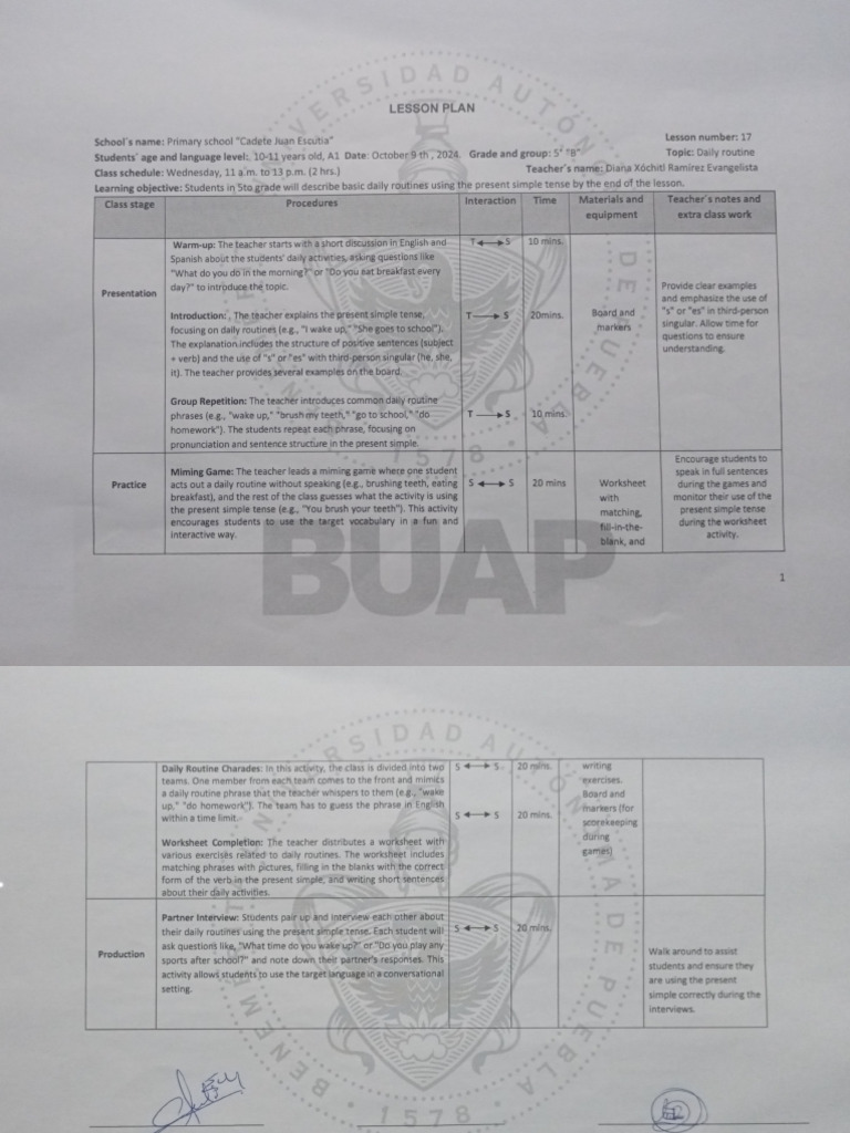 Lesson Plan 17 | PDF