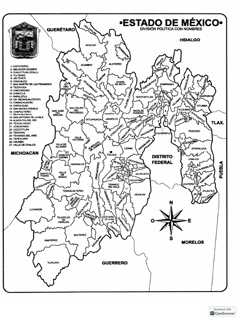 Estado De México División Municipal Pdf