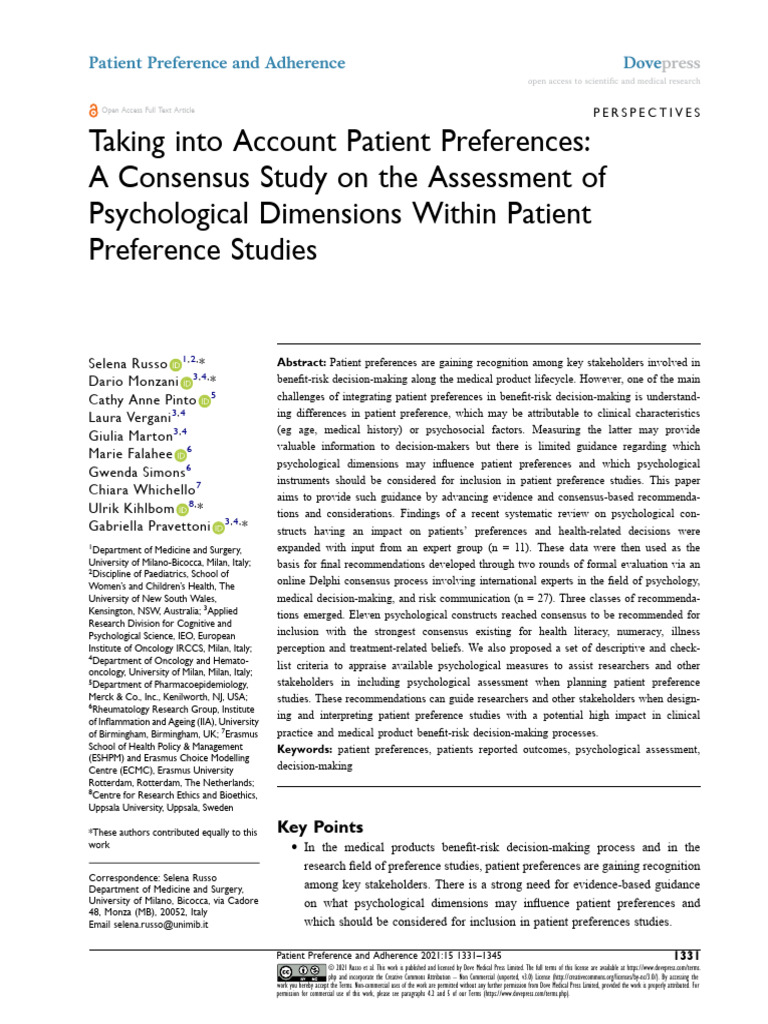 Lisy PF Psychological Construct 2 | PDF | Medicine | Health Care