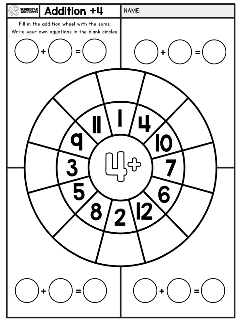 Addition Wheel 4 | PDF