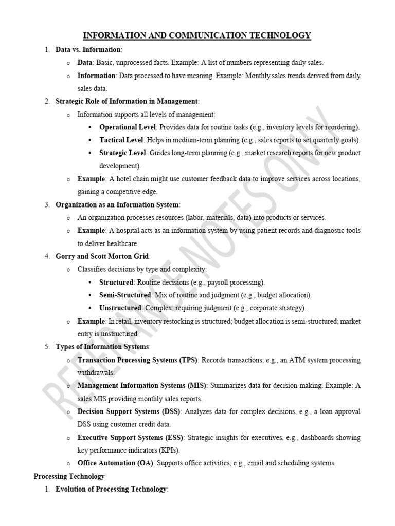 Ict Notes Pdf Cybercrime Computer Security