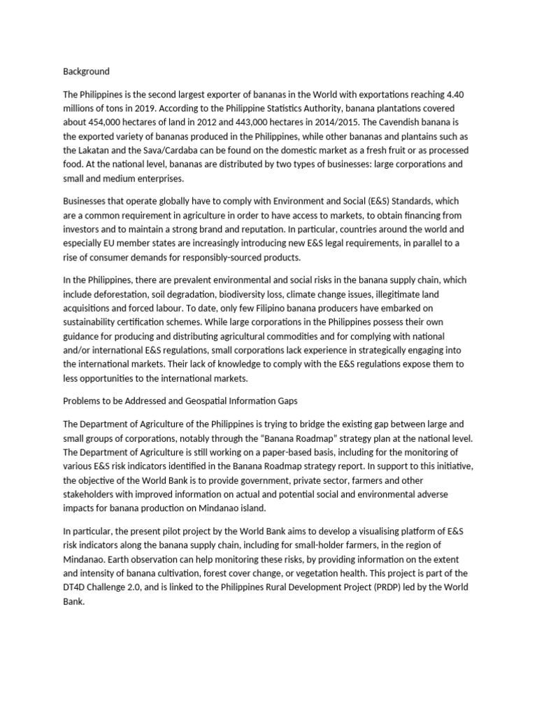 Background-WPS Office | PDF | Banana | Agriculture