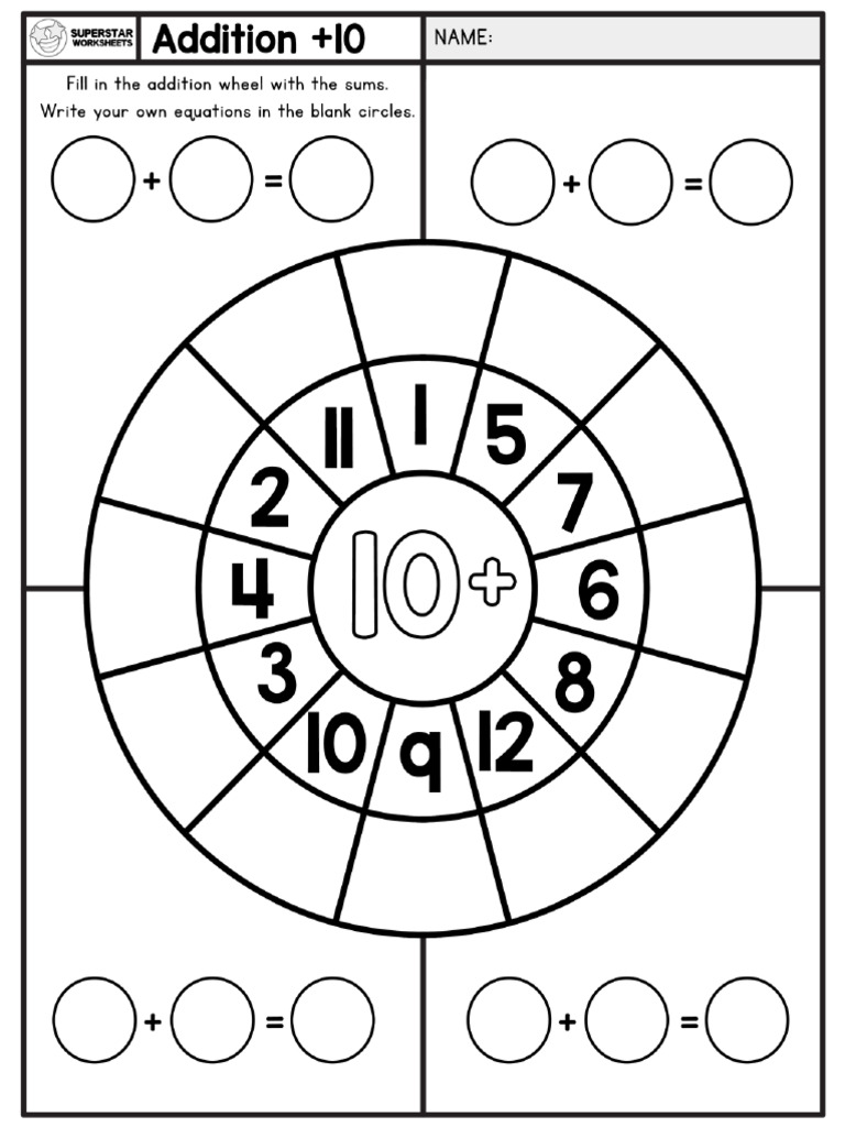 Addition Wheel 10 | PDF