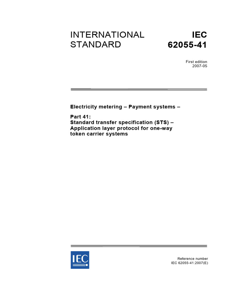 PDM Iec - 62055-41-2007 | PDF | International Electrotechnical ...