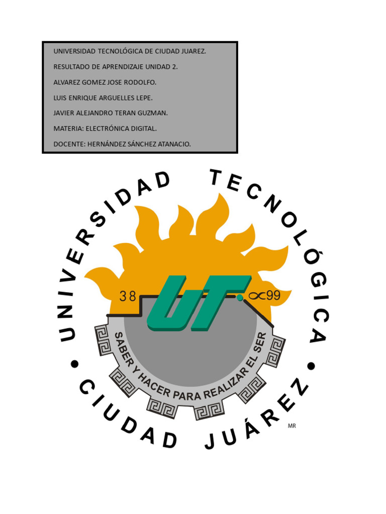 Ra Unidad 2 Digital | PDF | Puerta lógica | Decimal codificado en binario
