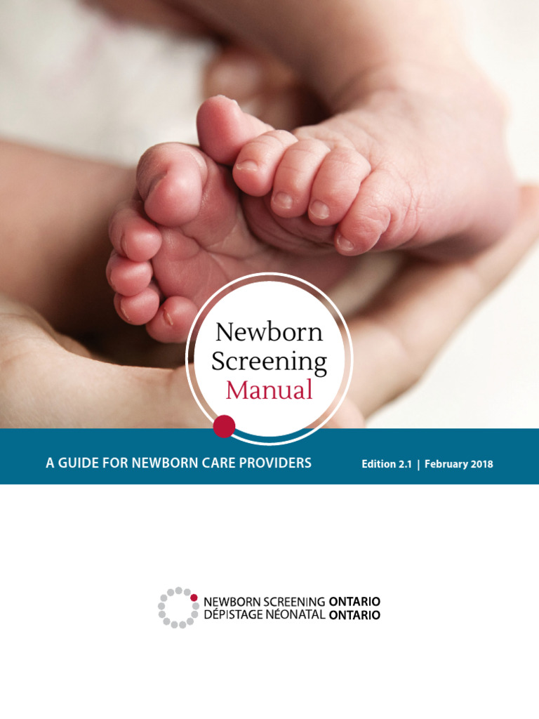 Cho0099 Newborn Screening Manual 2018 - Web | PDF | Screening (Medicine ...