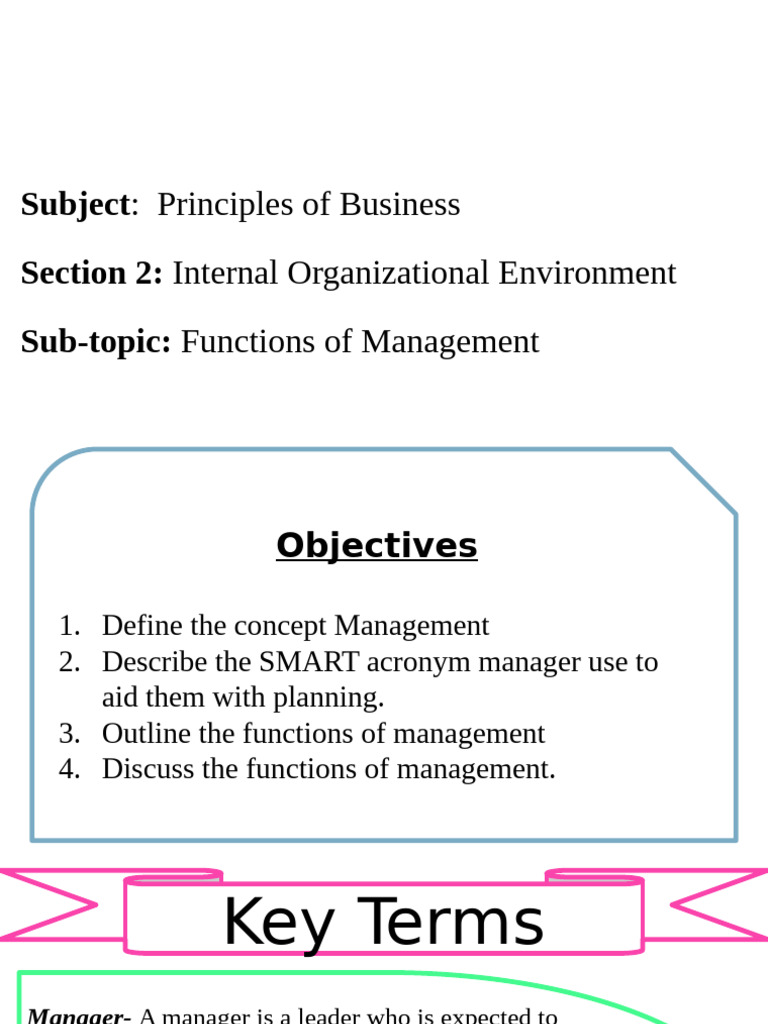 Functions of Management Explained | PDF | Self-Improvement
