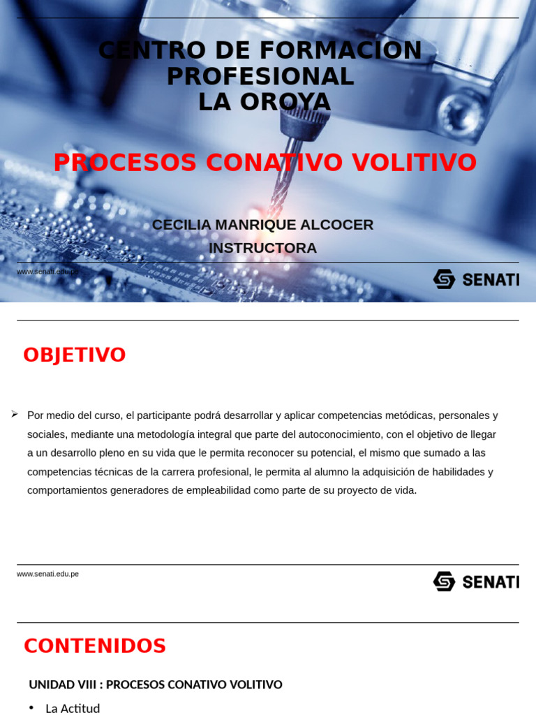 Procesos Conativos Volitivos en Educación | PDF | Motivación | Motivacional