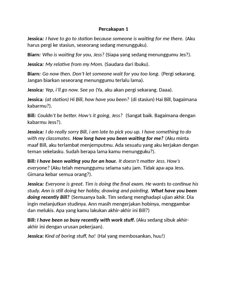 Perfect Continous | PDF