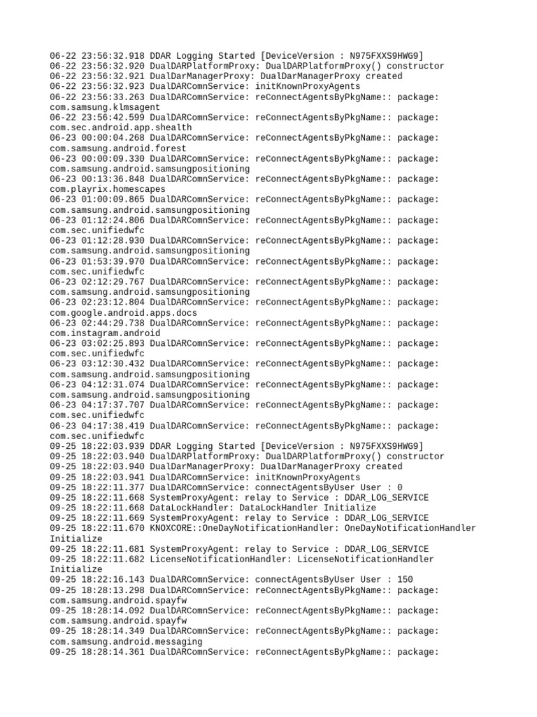 Ddar FW Log | PDF | Computers