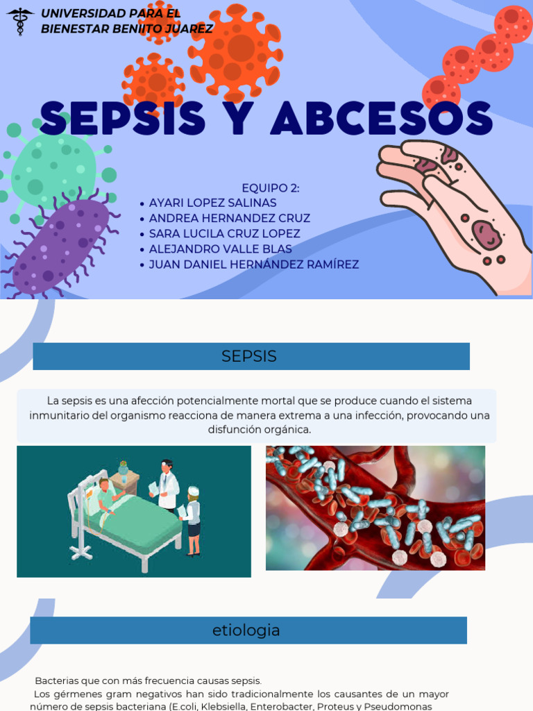 Sepsis y Abceso | PDF | Septicemia | Causas de la muerte