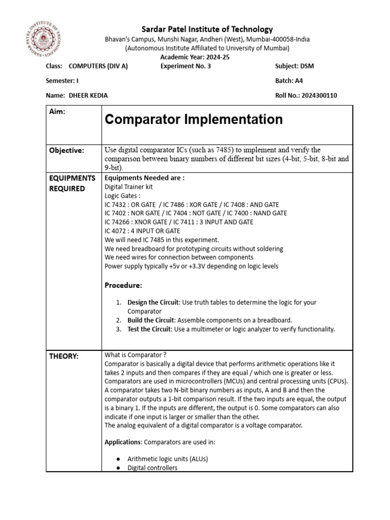 DSM Assignment 3 | PDF | Logic Gate | Electronic Circuits