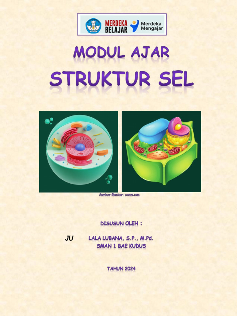 Modul Ajar Biologi SMA: Struktur Sel | PDF | Karier & Perkembangan | Sains & Matematika
