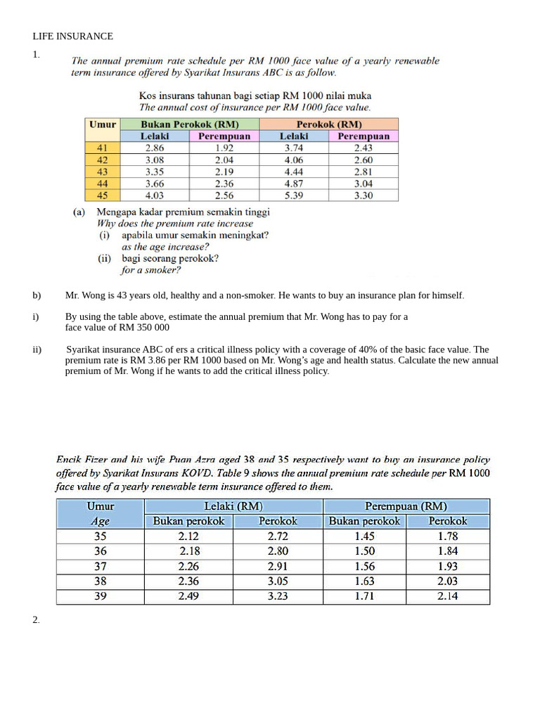 Life Insurance | PDF